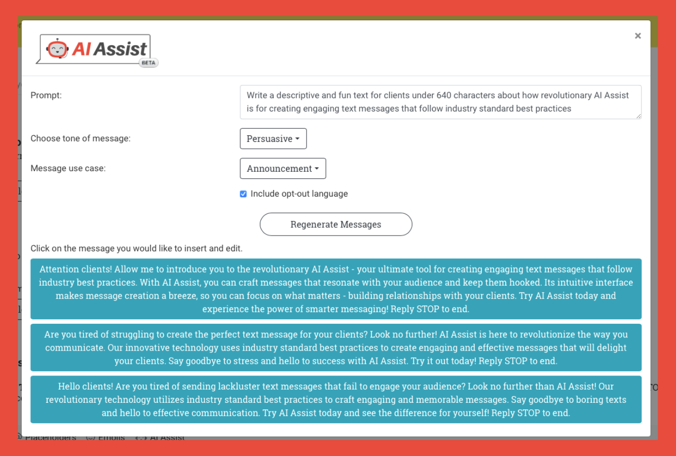 Introducing AI Assist: Your Personal Text Message Writing Assistant
